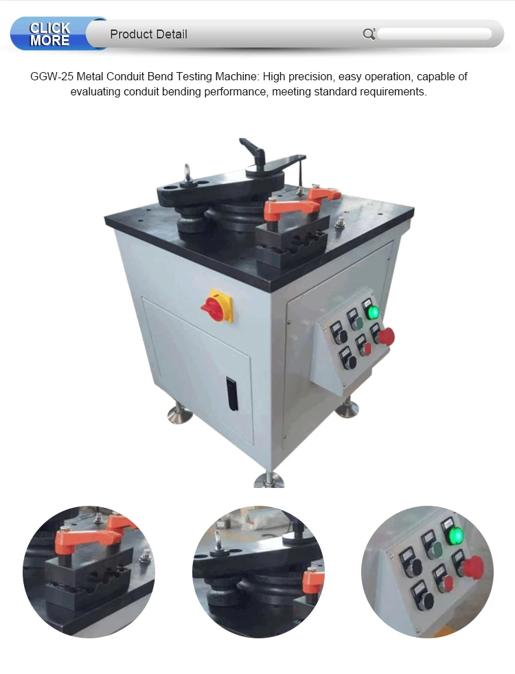 400kg Bending Strength Testing Machine 380v Metal Conduit Bend Testing ...