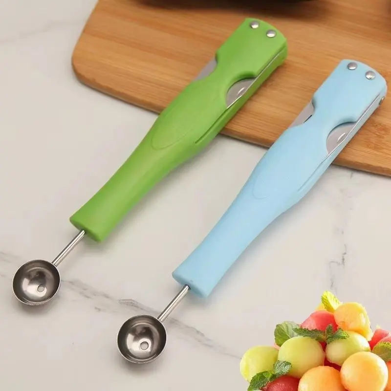 Yxht Stainless Steel Watermelon Slicer Watermelon Ball Digger Fruit ...
