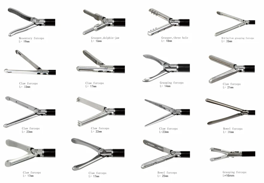 Different Types Of Reusable Surgery Forceps Grasper Laparoscopic ...