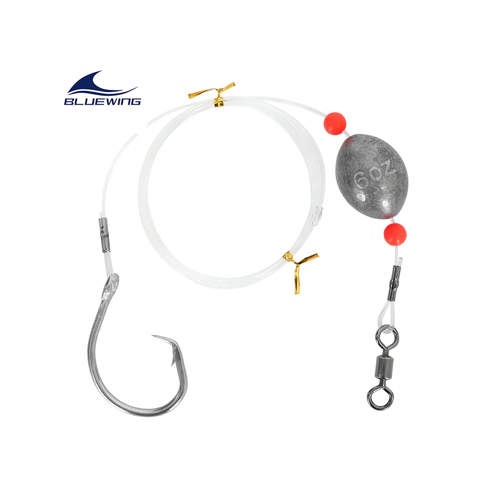Grouper Rig With Egg Sinker Nylon Line Rig With Circle Hook - Buy ...