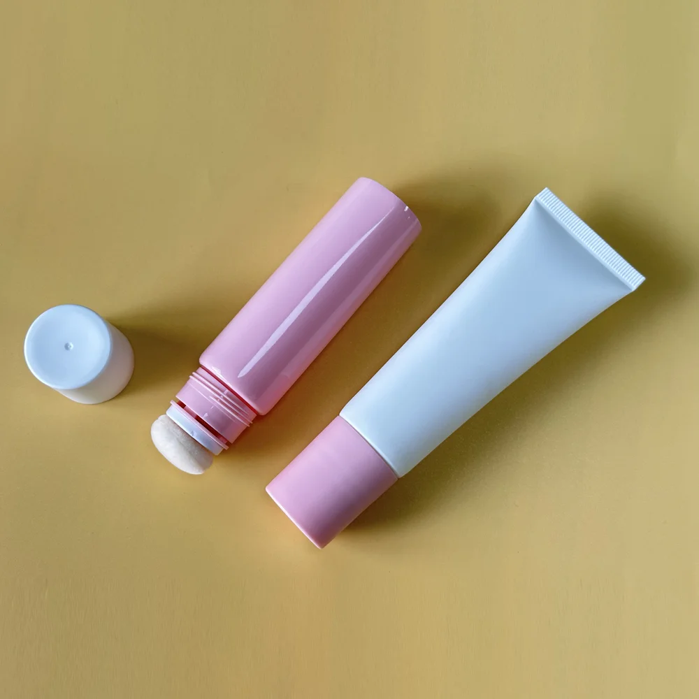 D30mm 30ml~70ml Cosmetic Round Soft Sponge Tube Makeup Foundation ...