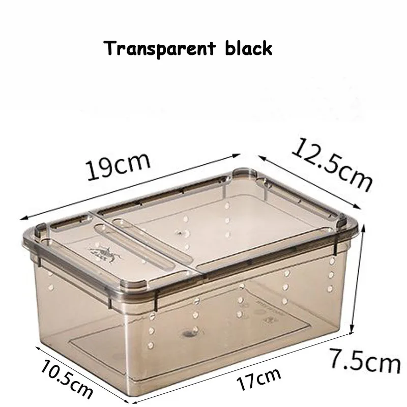 Transparent Reptile Cage Durable Square Snake Rack Reptile Habitat ...