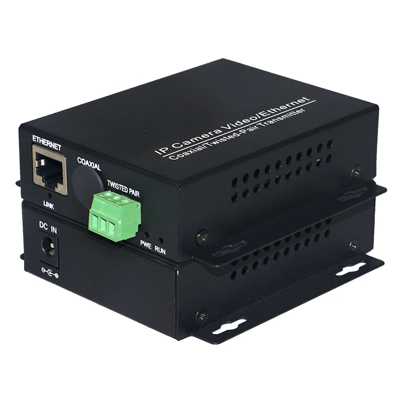 Ethernet Extender Over Twisted Pair Converter 2km For Cctv Ip Cameras ...