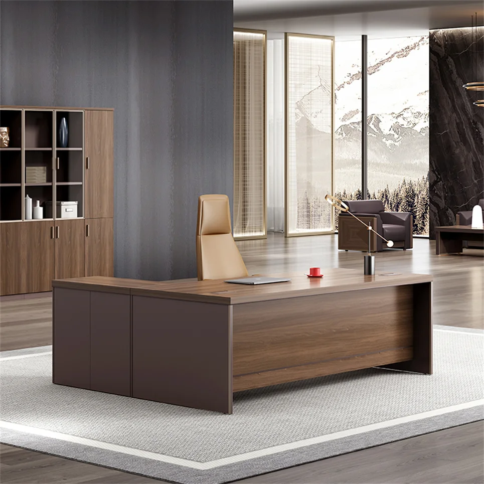 Office Furniture Manager Desk Humanized Design Luxury Executive Ceo ...