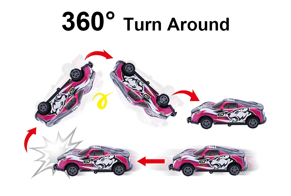 Kids Pull Back Car Toys Mini City Cartoon Inertia Racing Car Model ...