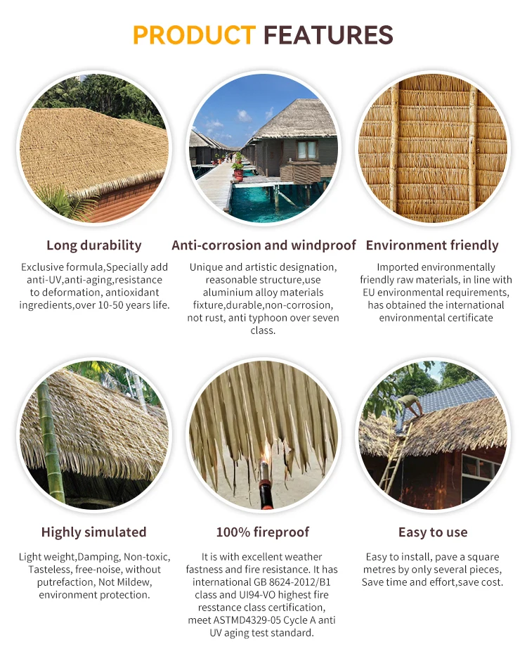Artificial Thatch Roofing - Durable & Aesthetically Pleasing