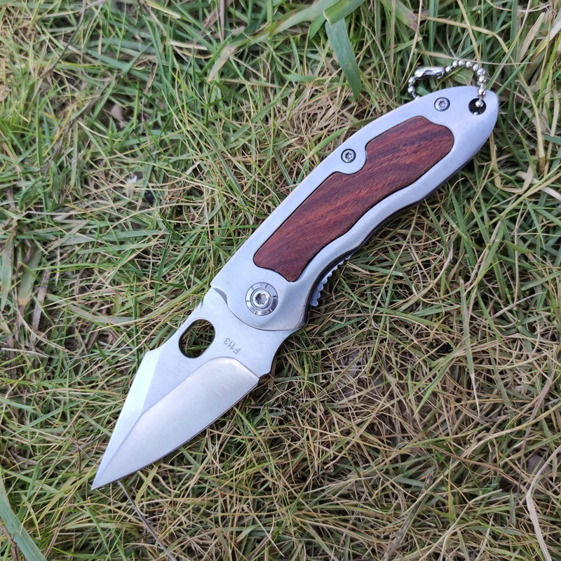 Hand Tools Custom Wood Steel Tool Self Defense Small Mini Edc Folding ...