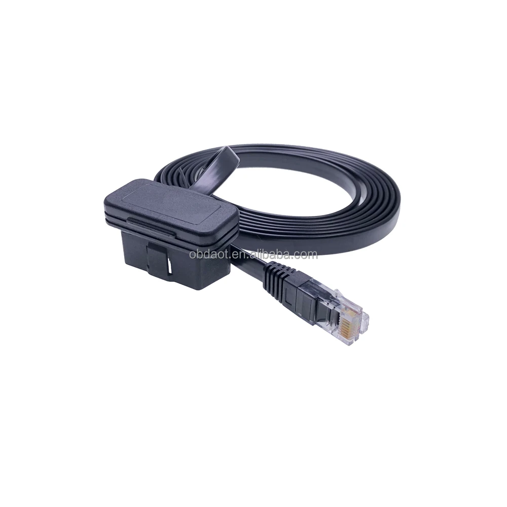 RJ45 Diagnostic Code Reader Cable OBD2 16-PIN Male Connector to RJ45 ...