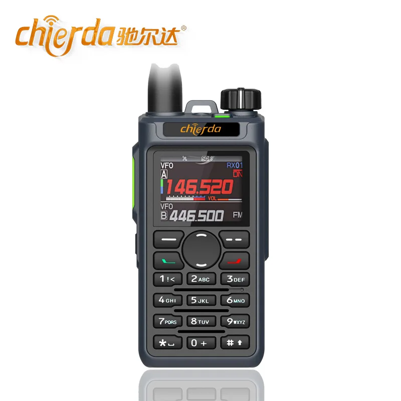 Chierda UV58D Dual Band VHF UHF DMR Radio - AES 256 Secure