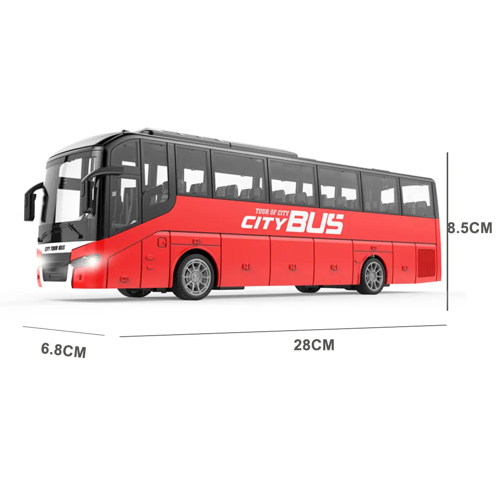 Double Decker Bus RC Toy - 2.4ghz 4 Channels Remote Control