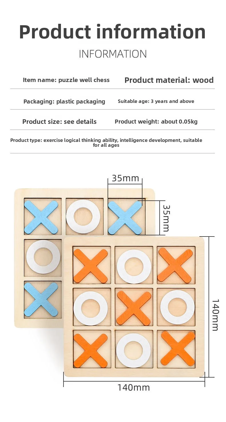 XO Chess Well-Shaped Continuous Watching Puzzle Game for Two ...