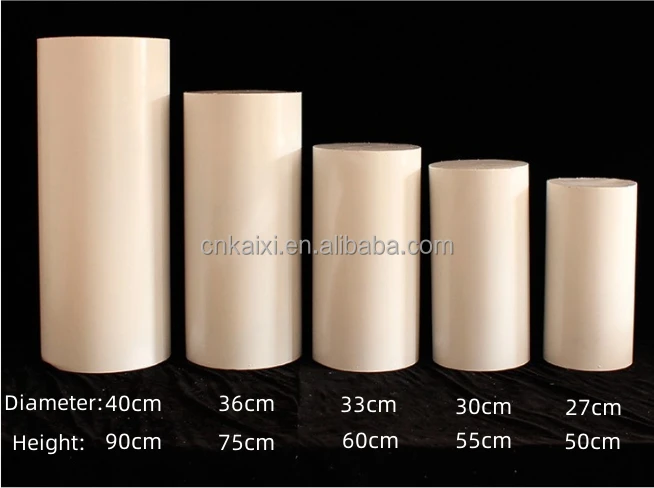 Acrylic Cylinder Pedestal - Perfect for Exhibitions & Events