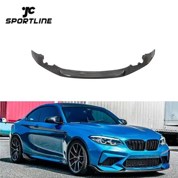 Carbon Fiber M2 Front Bumper Lip For Bmw 2 Series F87 M2 Competition ...