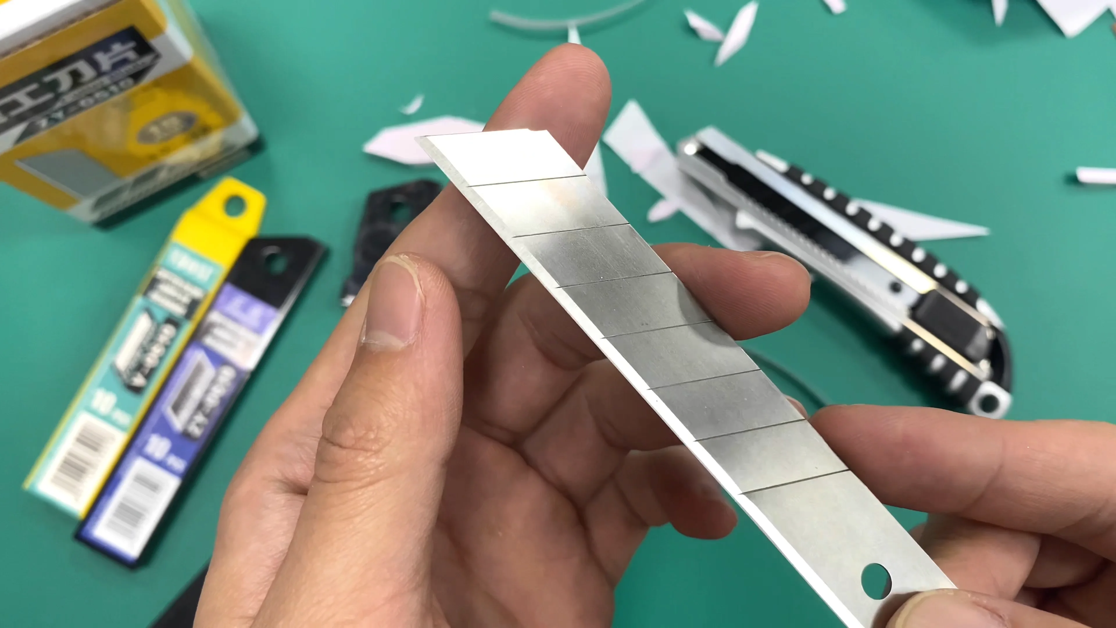 25mm 18mm 9mm Snap Off Blades Industrial Box Cutter Utility Knife Blade ...