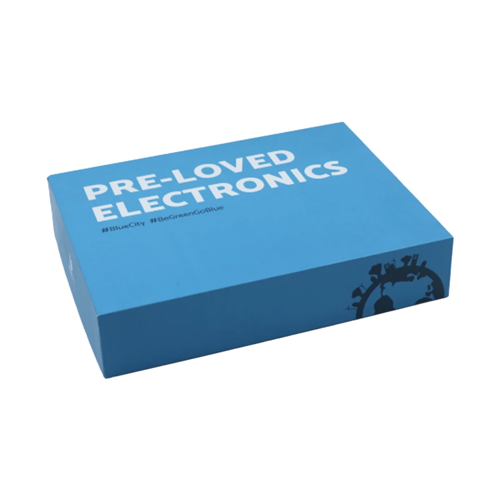 Customizable White Cardboard Laptop Box for Tablet Packaging