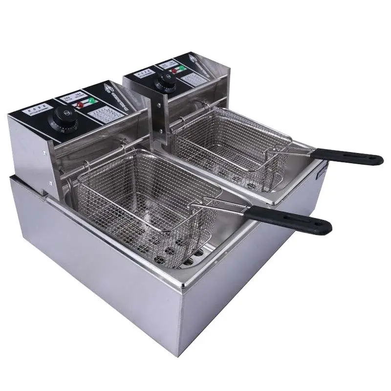 Double Slot Fryer - Efficient French Fries Machine