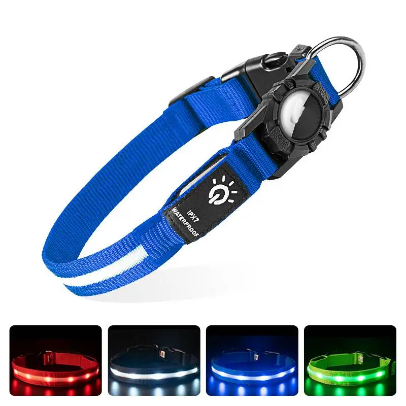 Waterproof USB Rechargeable LED Dog Collar - Safety & Style