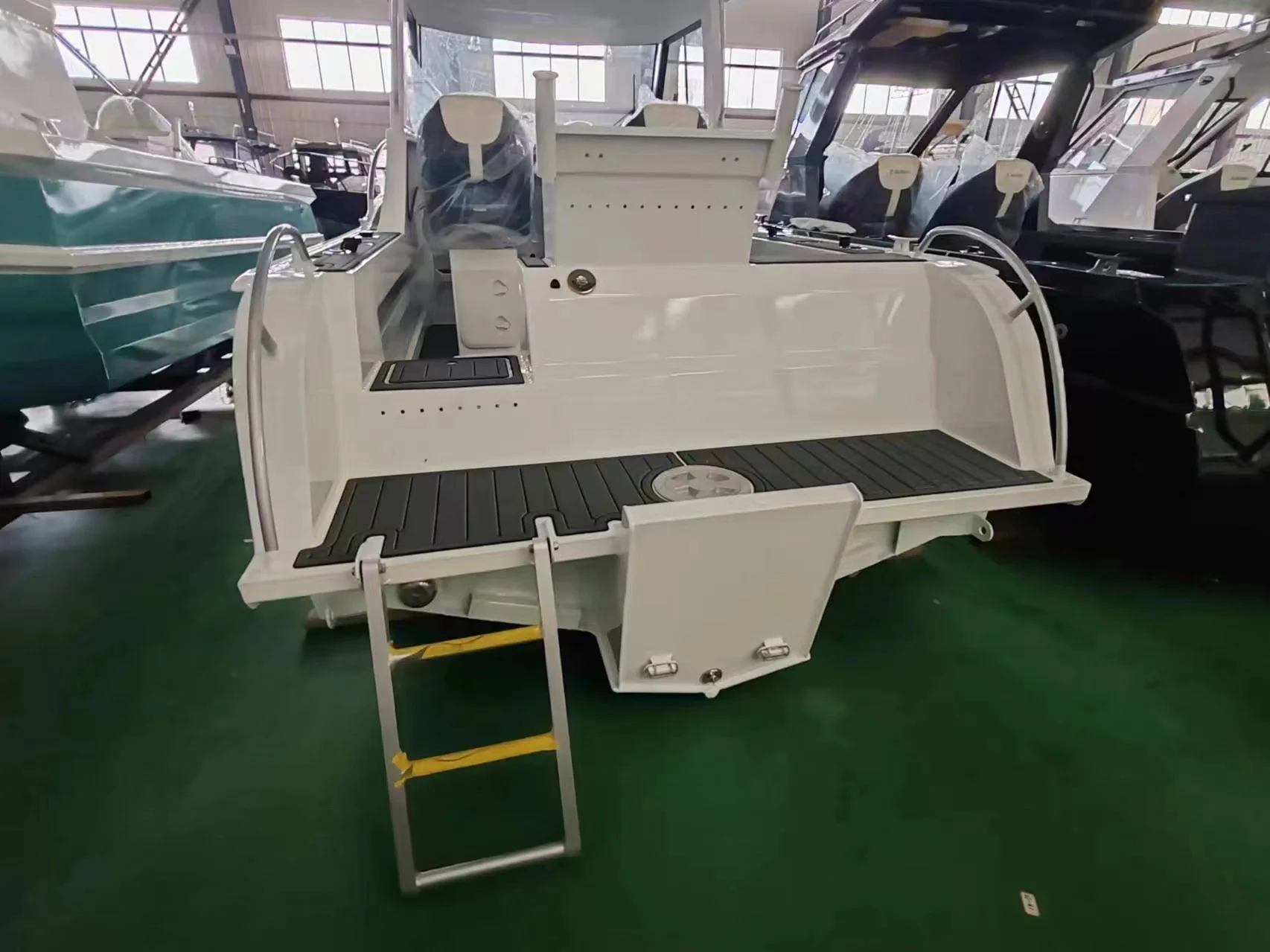 7.5m Easy Craft Aluminum Boat Cabin Cruiser Fishing Boat with CE ...