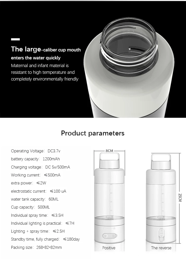 Kangen Water Bottles Alkaline With Spray To Refresh Your Skin Hydrogen ...