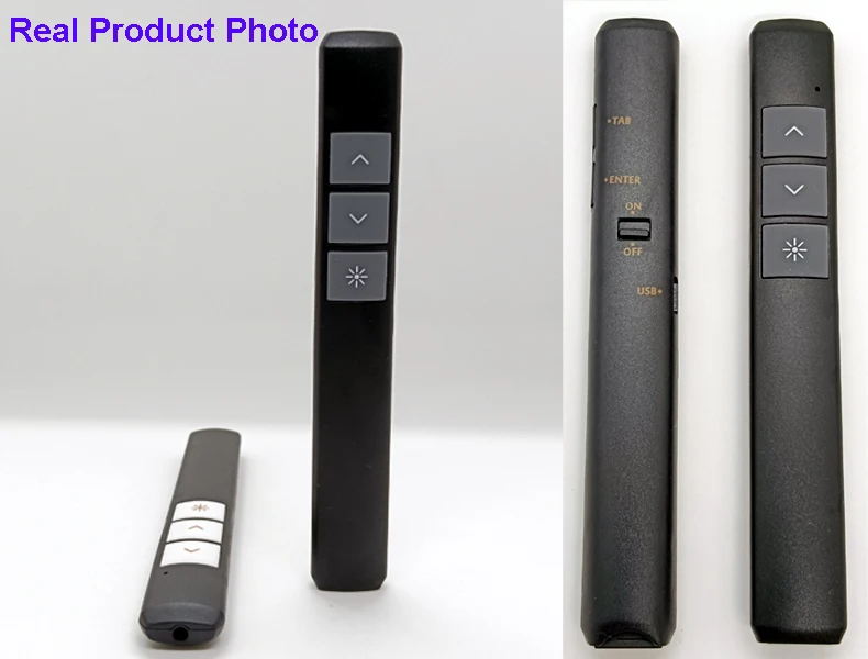 Rechargeable Wireless Presenter 2.4GHz Presentation Clicker Computer ...