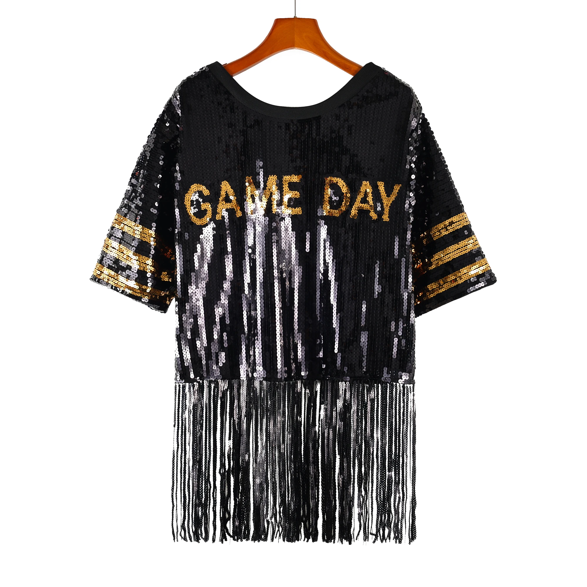 Custom Sequin Football Shirt Womens Saints Game Day Sequins Shirt With ...