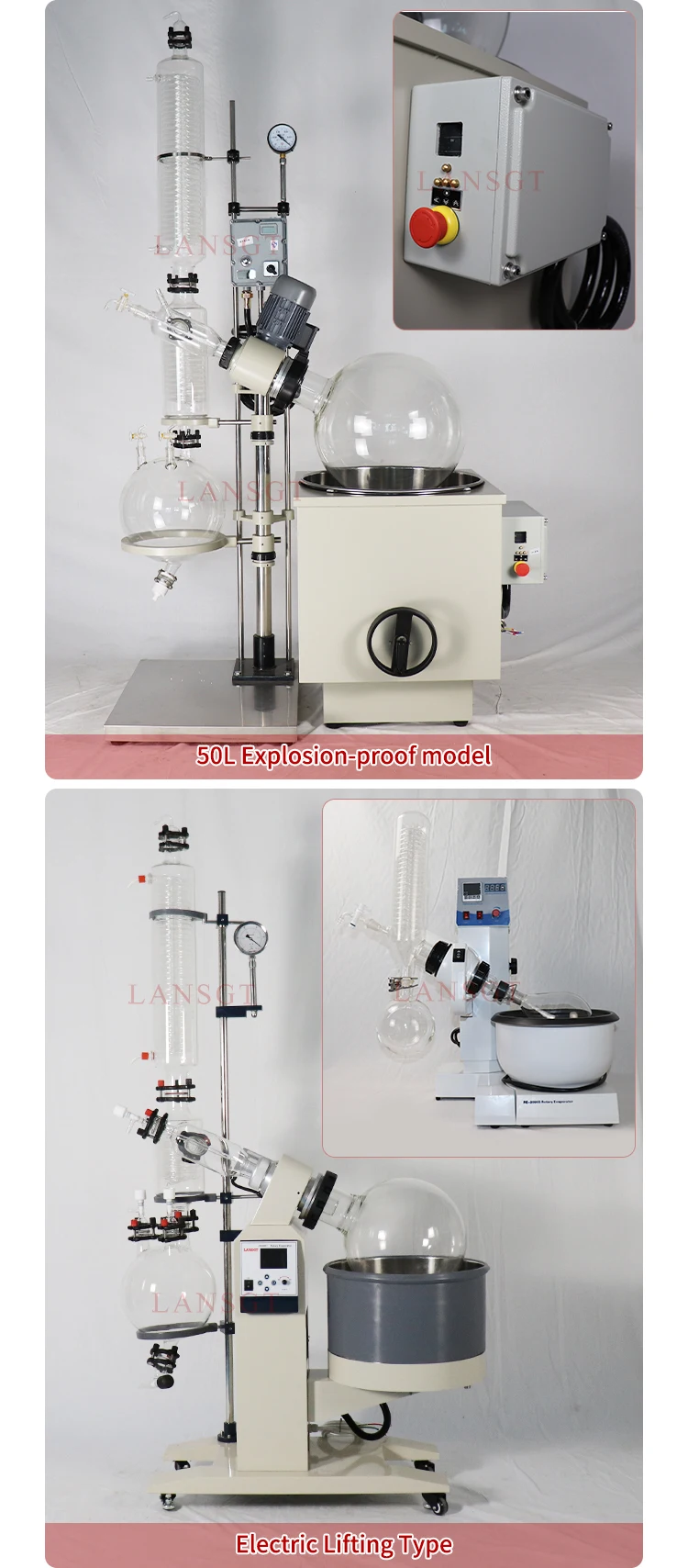 30L Explosion Proof Ethanol Alcohol Rotary Evaporator