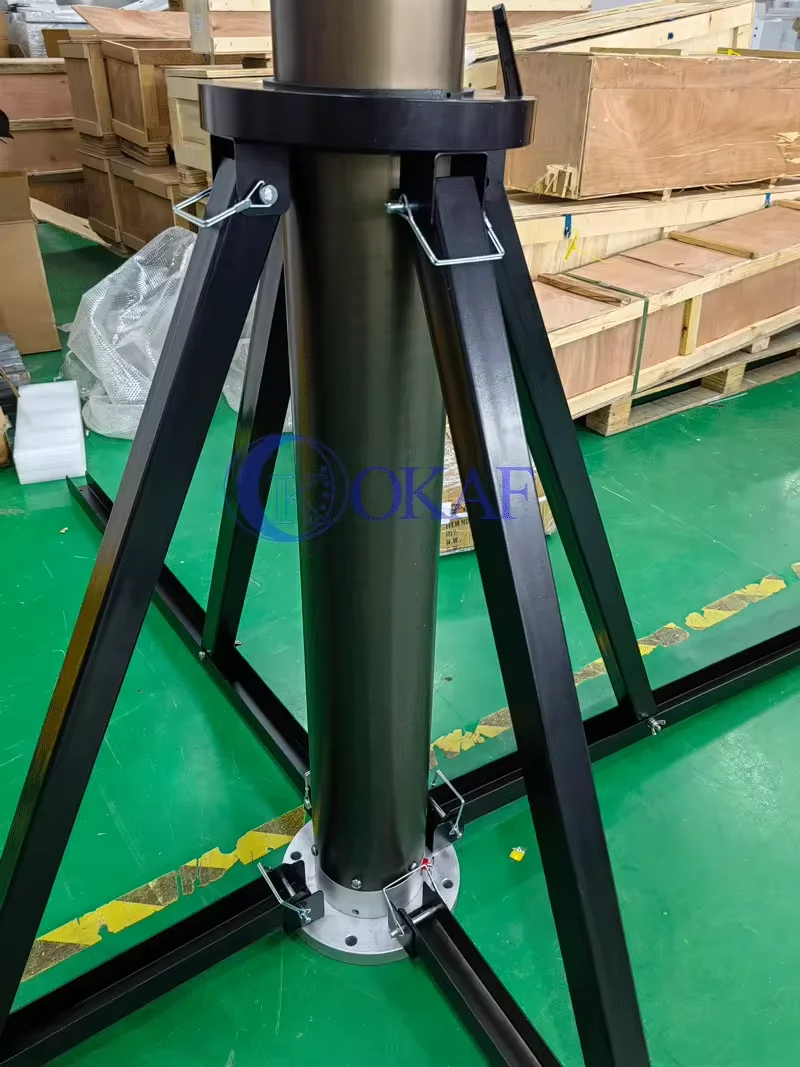 6m Self Locking Telescopic Tripod Antenna Mast Aluminum