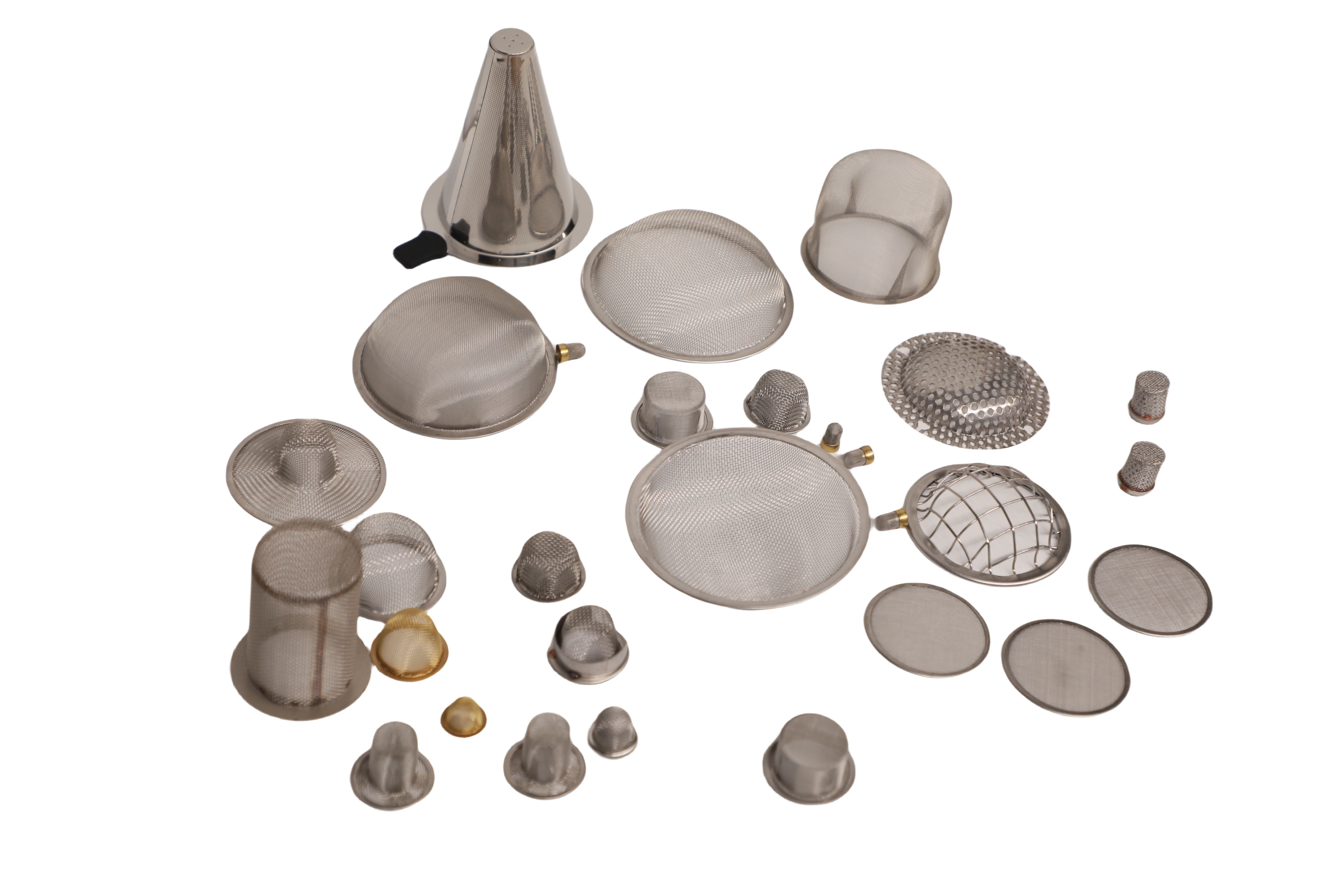 Perforated Stainless Steel Wire Mesh Dome Smoking Pipe Screen Micron ...