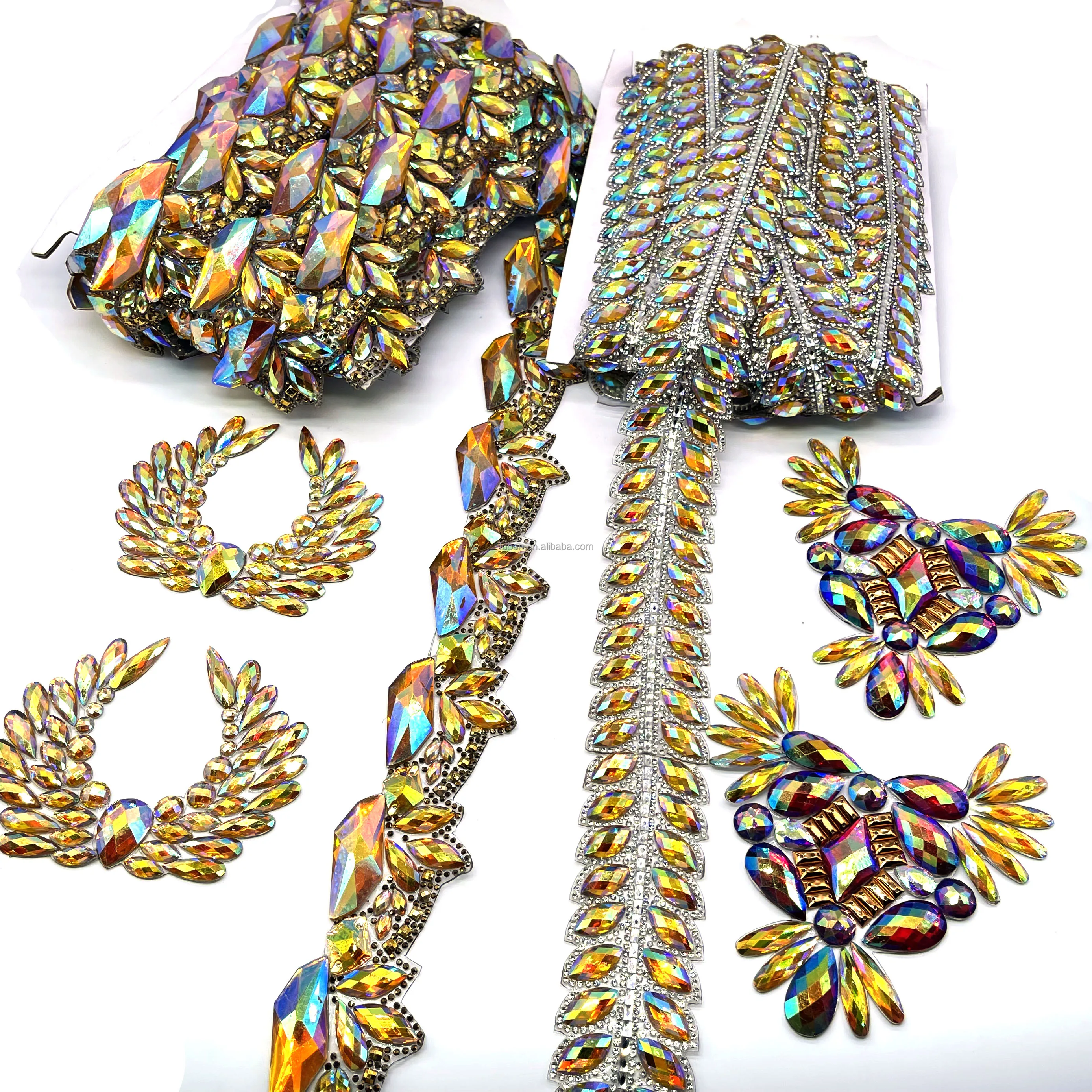 2026 Trinidad and Tobago Carnival Costume Rhinestone Trimming Hot Fix ...