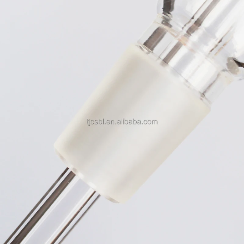 Lab Glassware Glass Vacuum Distillation Take Off Adapter Long Stem With ...