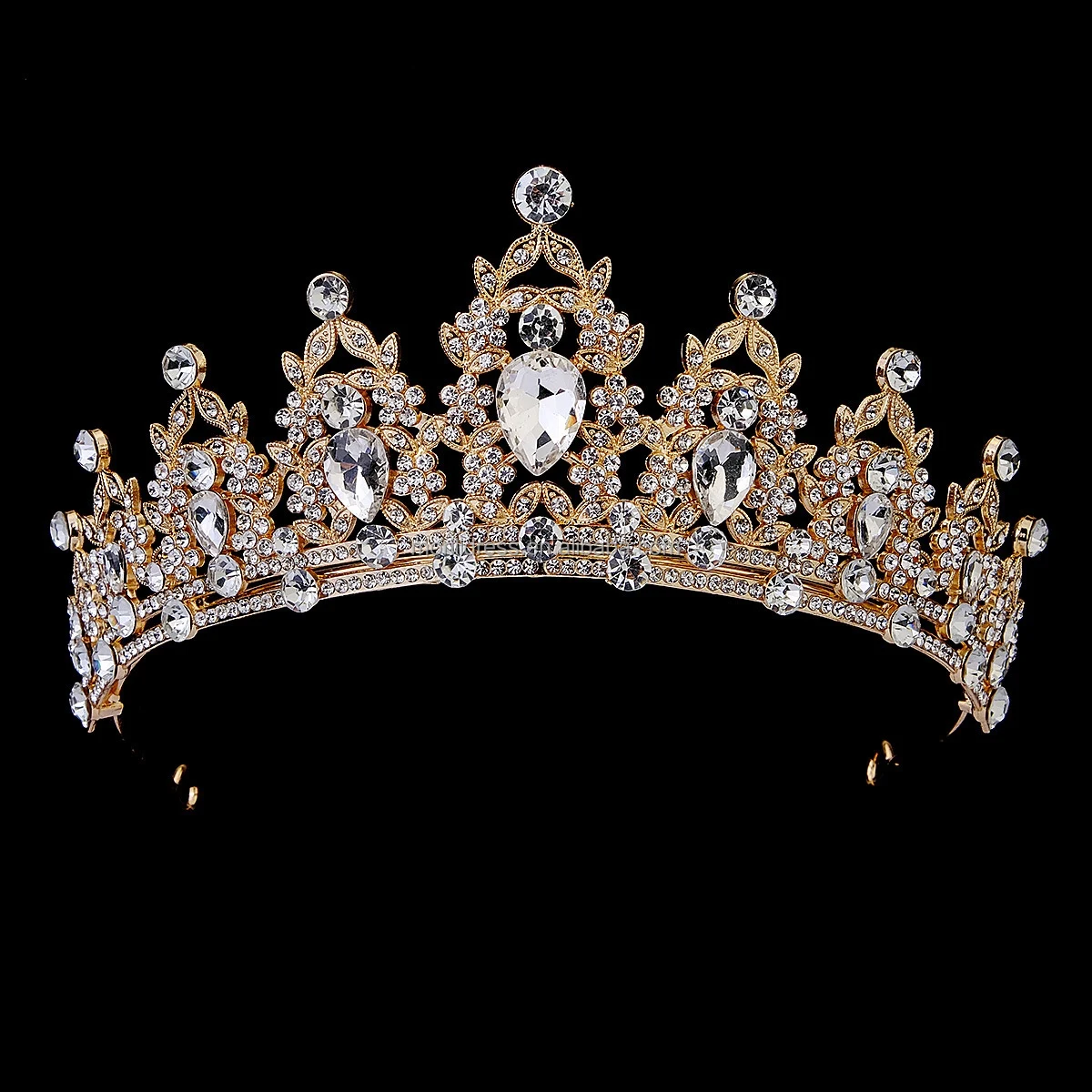 Morili New Bridal Classical Crowns Luxury Pageant Girl 15 Silver Red ...