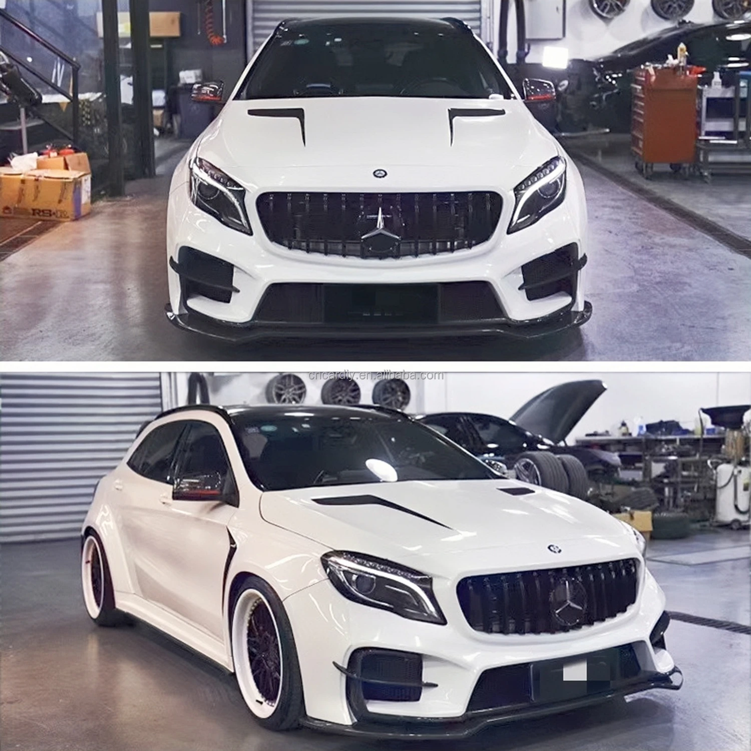 Wide Body Kits Designed For Mercedes Benz Gla 45 Amg Of The Front ...