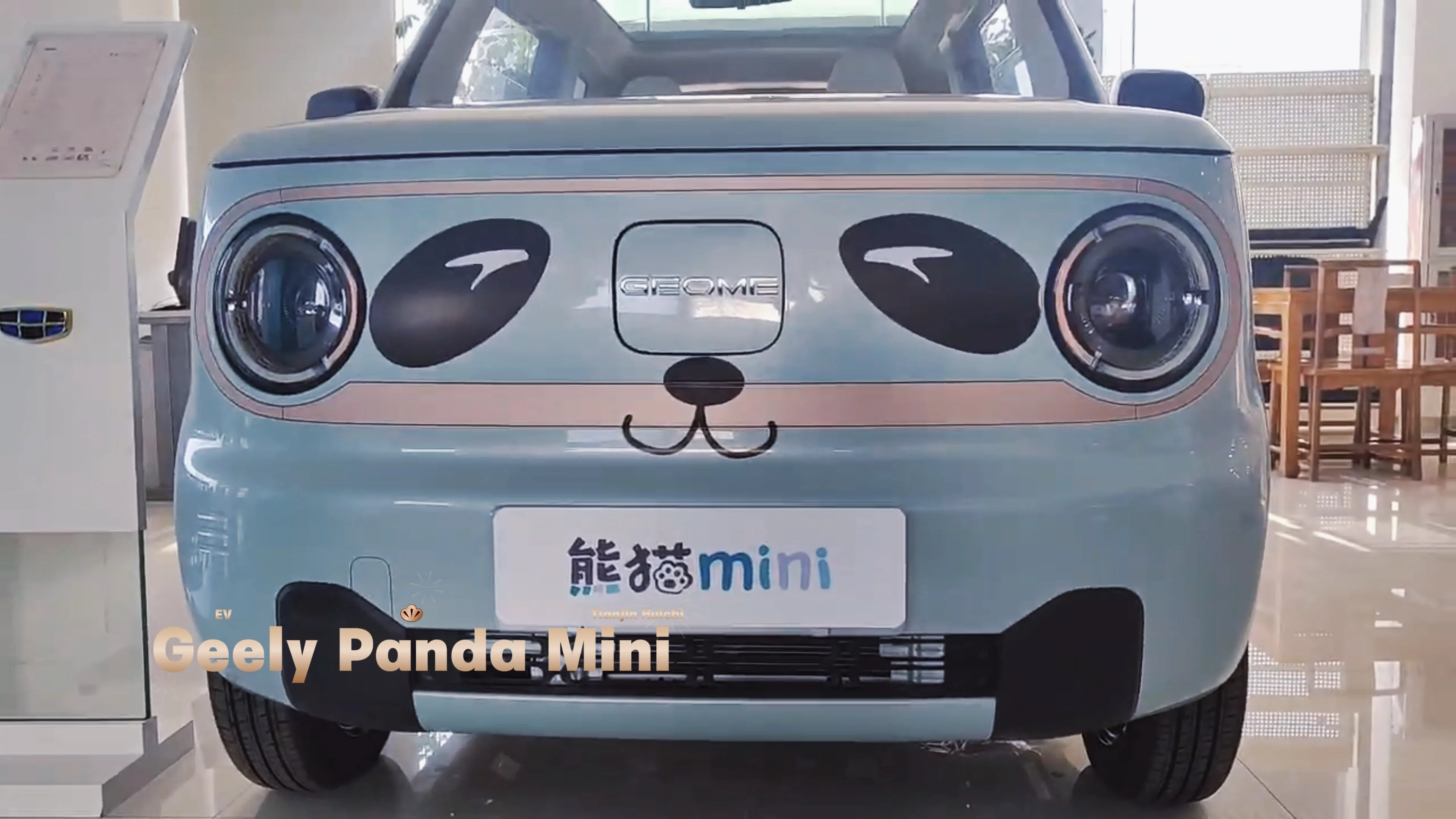 Spot Mini Ev Car Geely Panda Mini 200km Long Range Pink Blue White Safe 100km/h New Energy ...