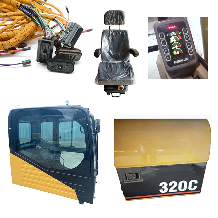 DX340LCA Cabin Front Glass Frame Windshield for Doosan Excavator ...