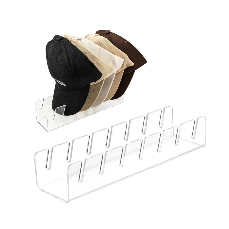 New Portable Acrylic Hat Holder Storage Plastic Hat Display Stand Rack ...
