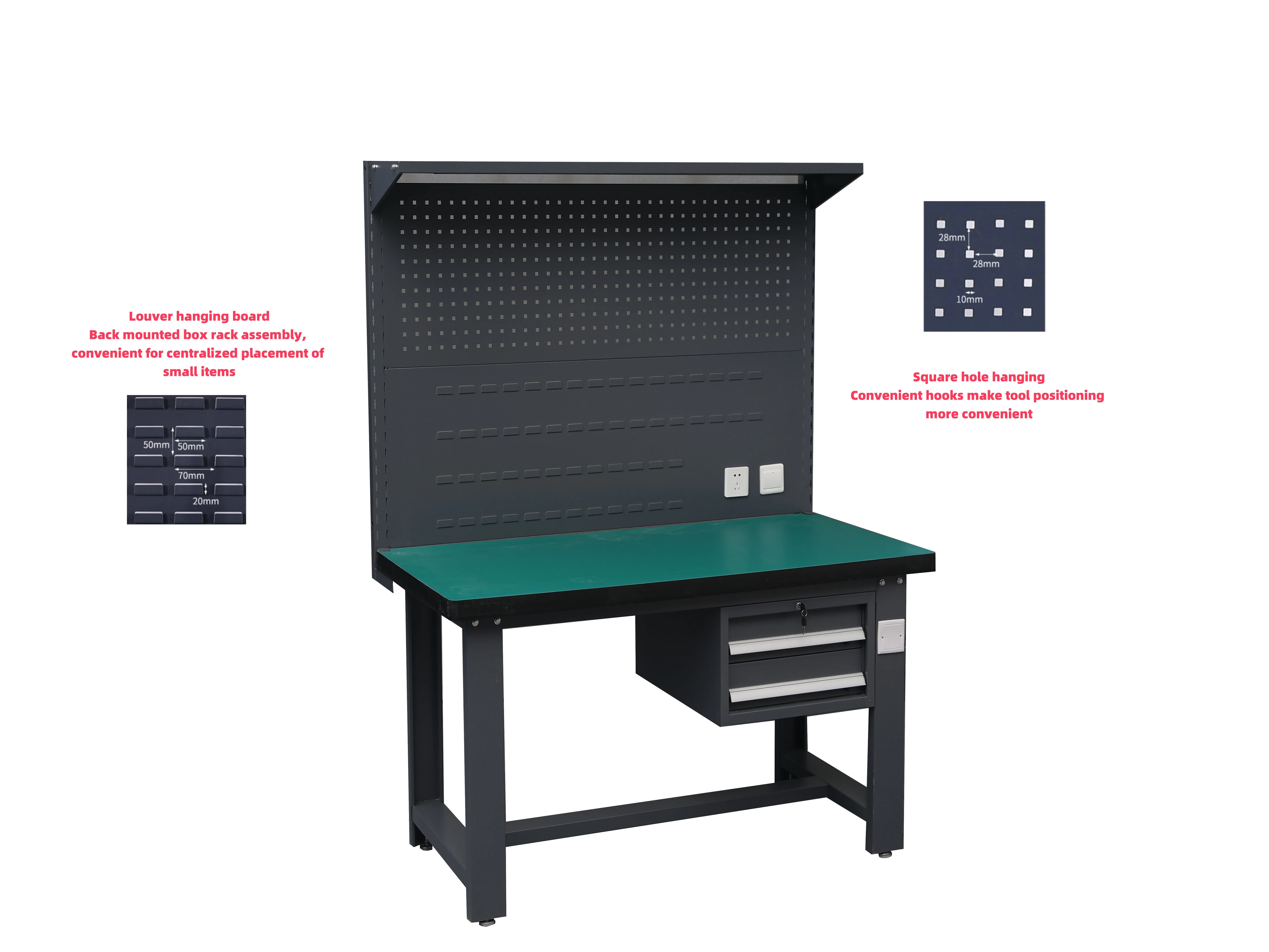 Customizable L1500mm Outdoor Electronic Test Workbench Cellphone Repair ...
