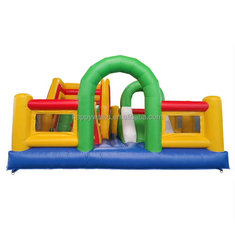 Outdoor Inflatable Castle Obstacle Playground Children's Bouncer Pvc ...