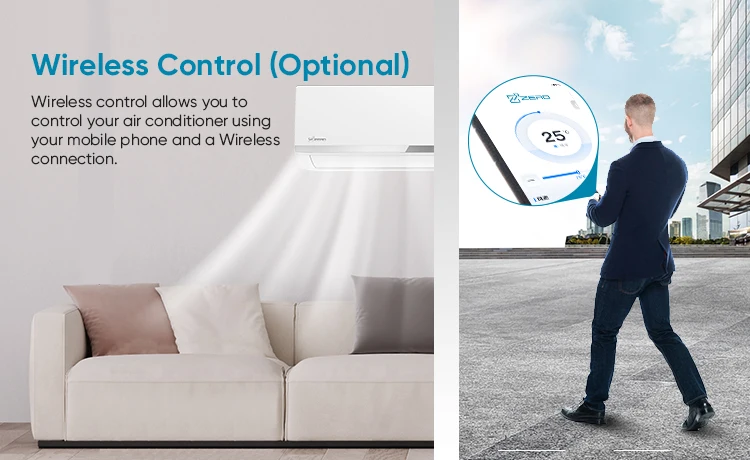 Zero Wall Mounted 24000 Btu Mini Split Air Conditioner Split Unic Ac ...