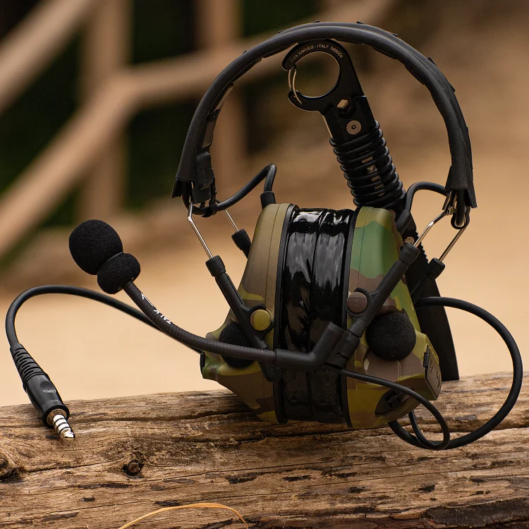 Ts Tac-sky Newest Detachable Headband Multicam Comtac Iii Hearing ...