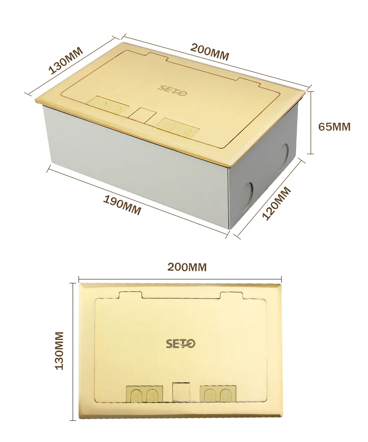 SETO Floor Socket with Outlet Hole - Versatile Power Solution