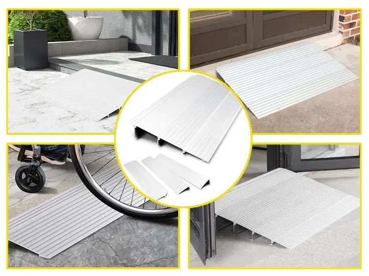 Large Loading Movable Rise Metal Aluminium Alloy Door Threshold Ramp ...