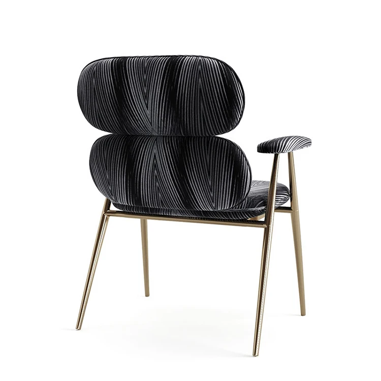 Luxury Modern Small Teddy Boucle Arm Chair Lounge White Office Boucle ...