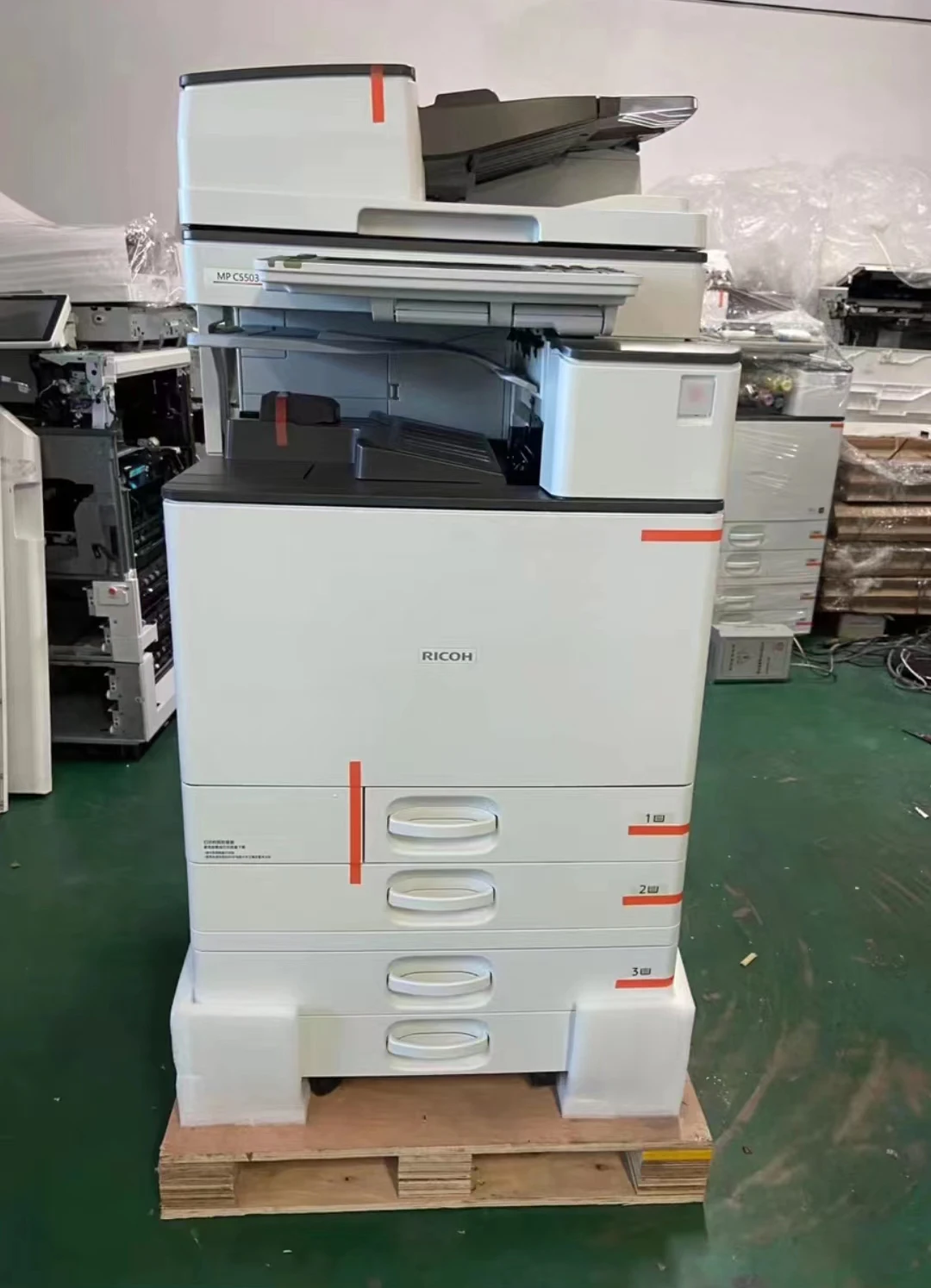Remanufactured A3 Color Laser Printer For Ricoh Mp C5503 Office Working ...