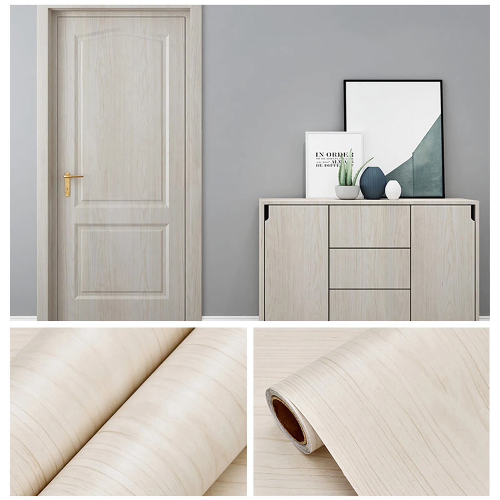 Anti Scratch Furniture Film Kitchen Cabinet Film Adhesive Cupboard Door ...