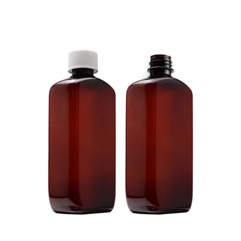 16oz 473ml Arch Plastic Medicine Tris Bottle Pint Medicine Bottles With ...