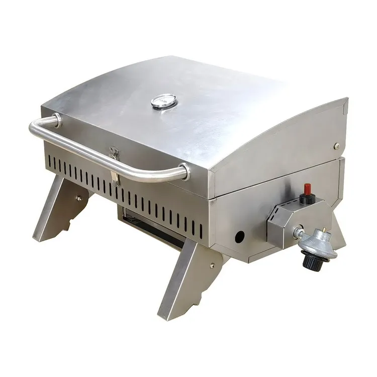 Tabletop BBQ Grill Marine Portable Boat Grill Stainless Steel Gas ...