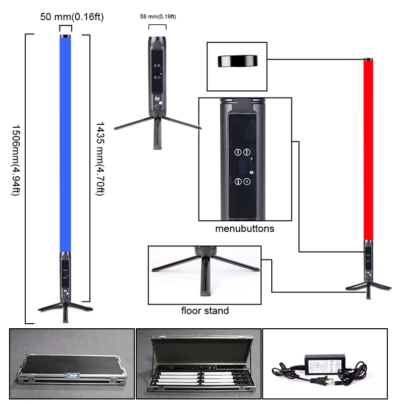 Alibaba.com: Marslite 360° DMX RGB LED Pixel Tube IP65 waterproof ...