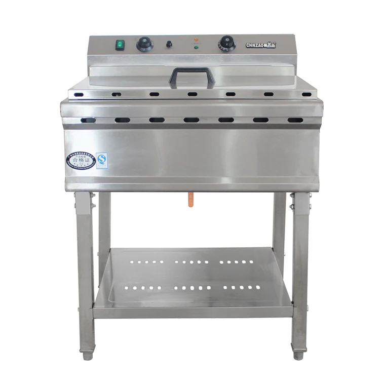52L Single Tank Free Standing Chicken Fryer Machine Electric