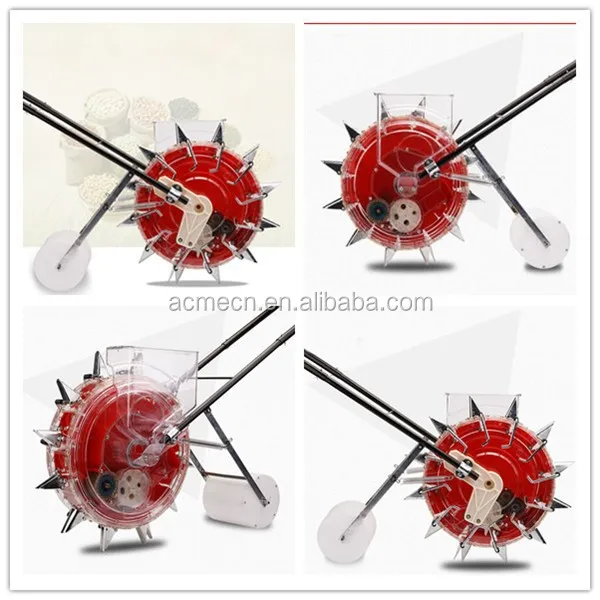 High Efficiency 2 Row Corn Seeder - Manual Maize Bean Seeding Machine