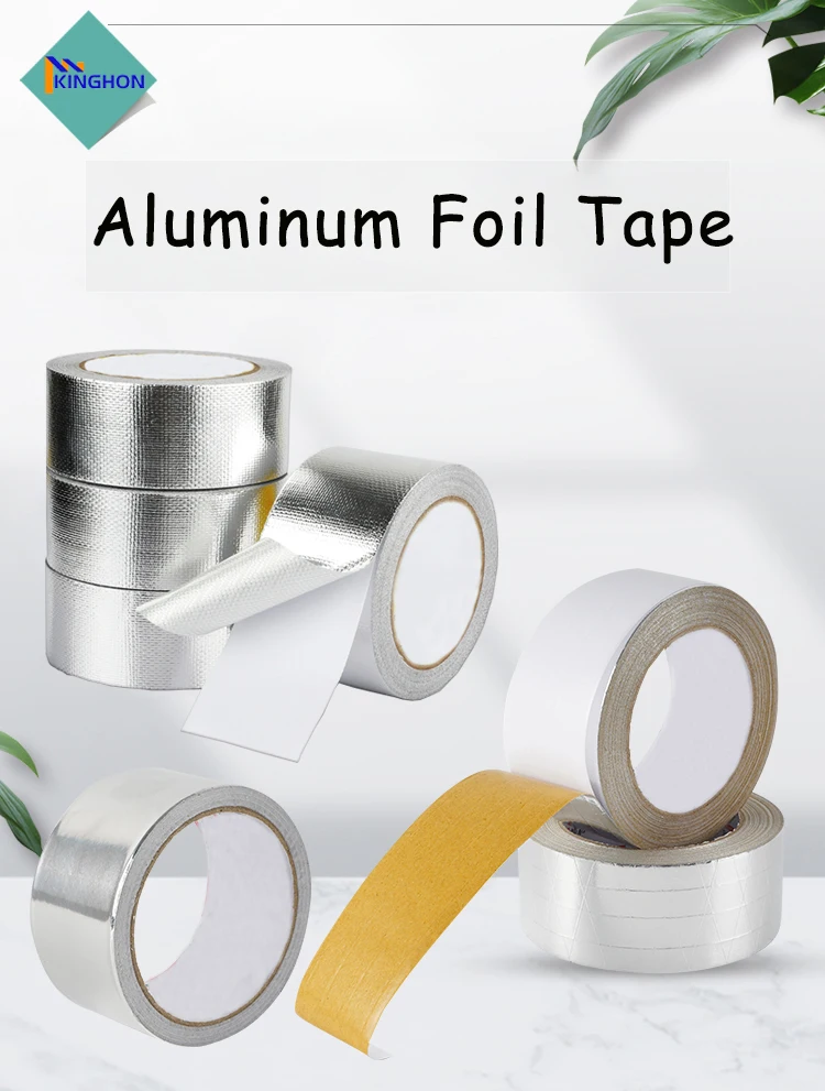 Custom Strong Adhesion Aluminum Foil Duct Tape Sealing Joints Seaming ...